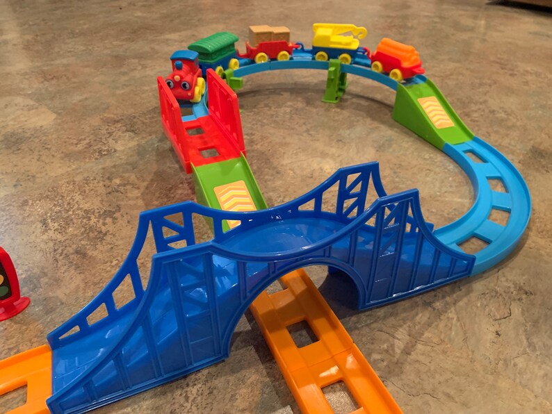 Fun Train Set! Non-motorized Set Complete! Tracks, Bridges, Loops ...