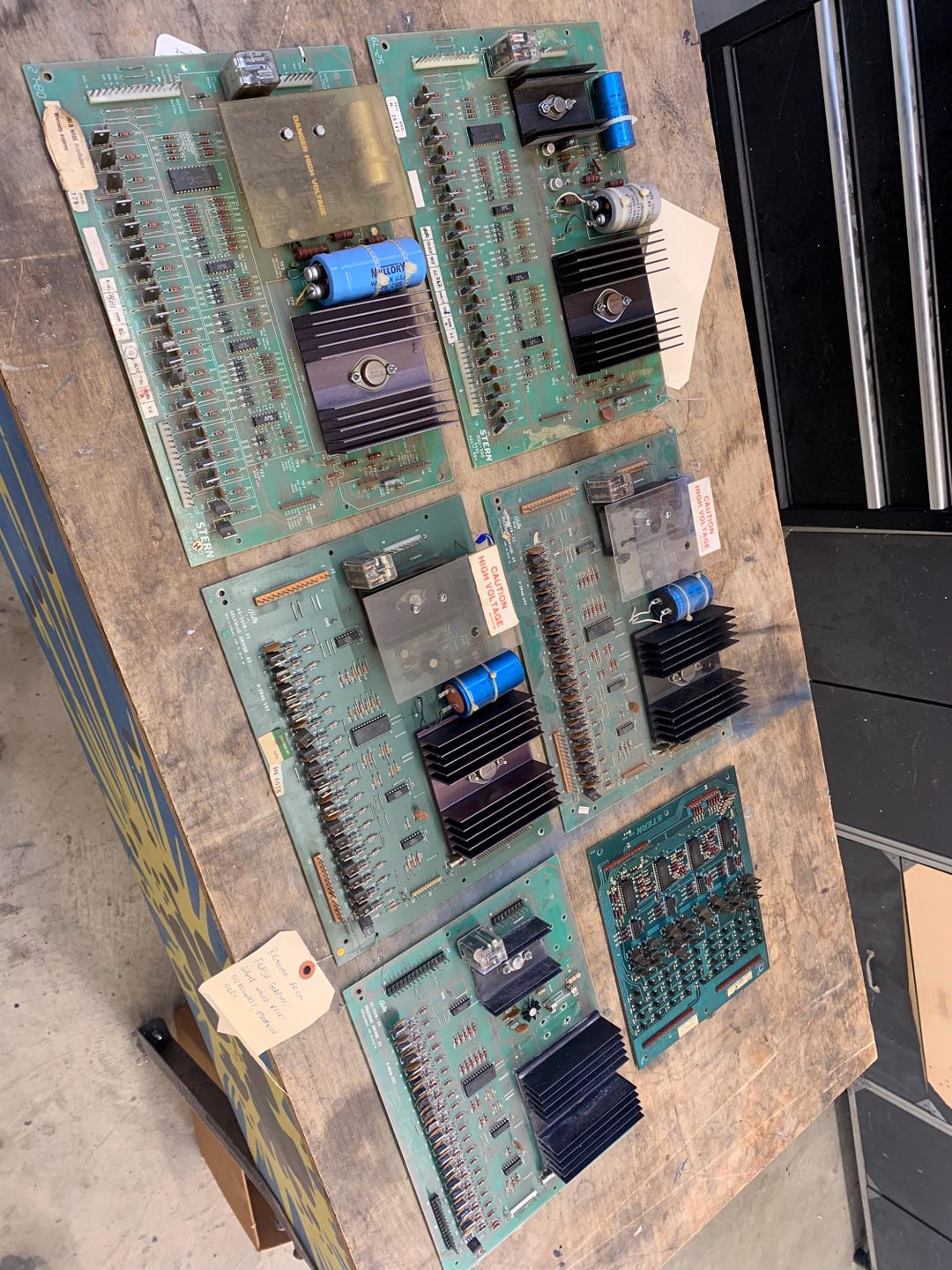 Pinball Circuit Boards Used and Unknown Working Condition 6 Boards ...