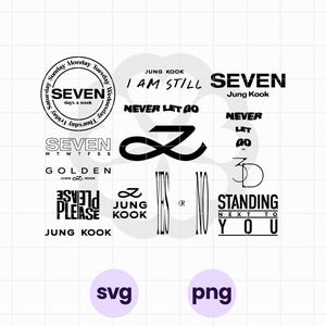 JK SVG Bundle Png Jungkook Movie Merch Design JK I Am Still Documentary ...
