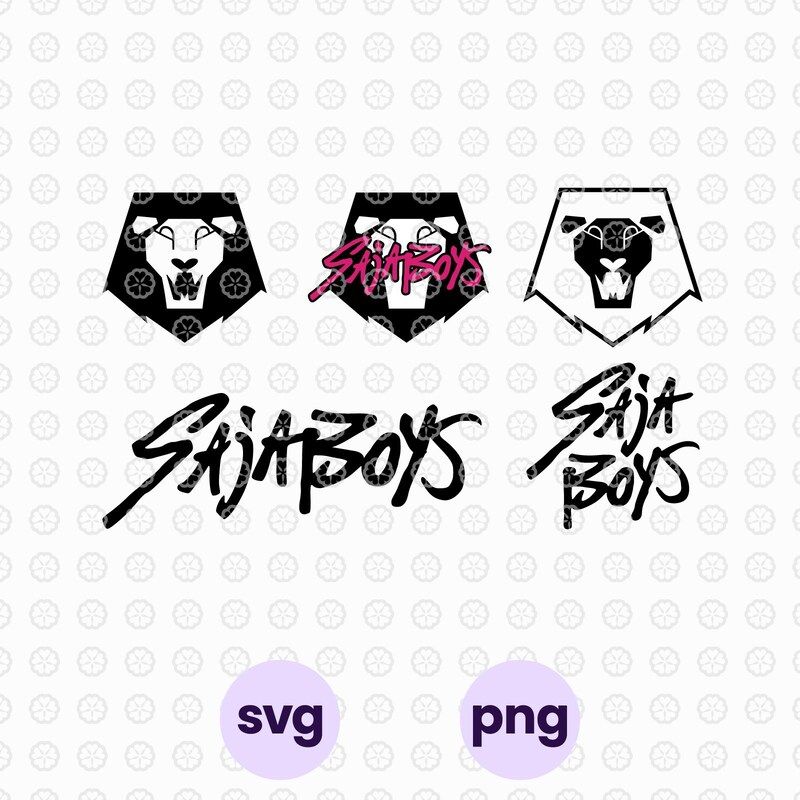 Saja Boys Logo Lion - Etsy