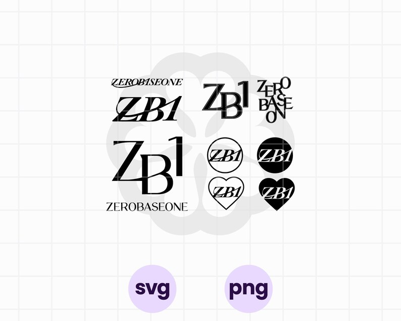 ZB1 SVG Png Kpop Inspired Vector K Pop SVG for Cricut - Etsy