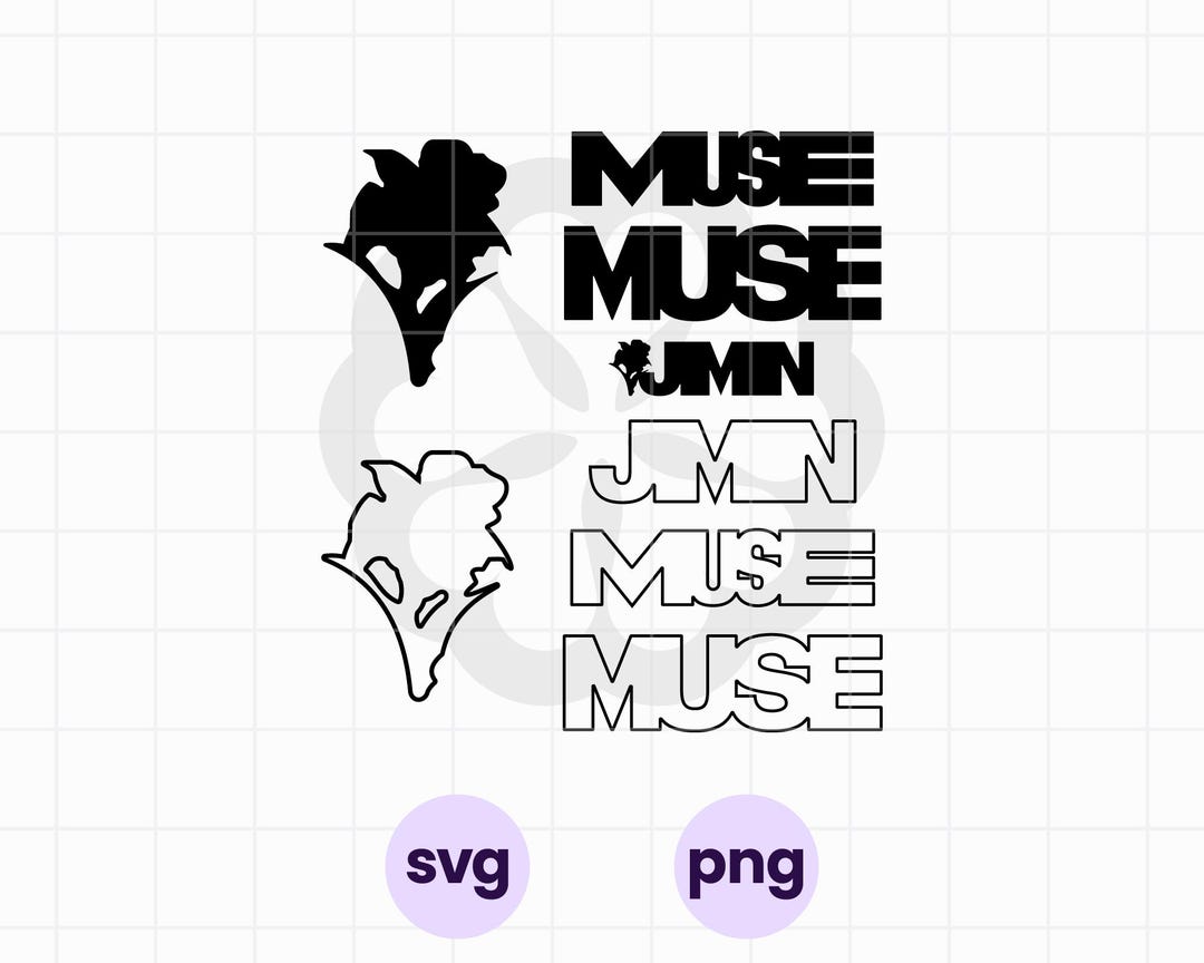 MUSE SVG Bundle | Png | Kpop Inspired Vector | Kpop Album SVG for ...