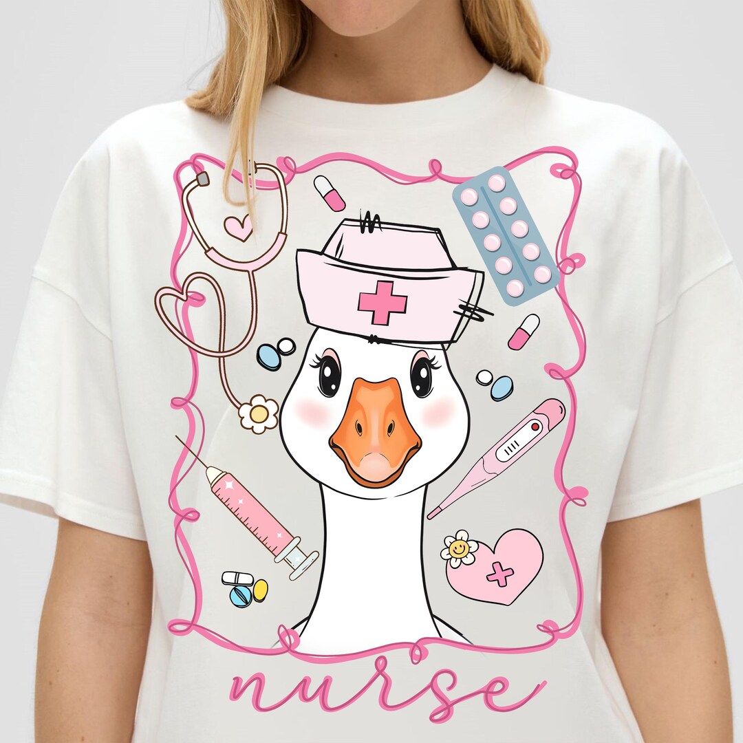 Silly Goose Nurse Png,school Nurse Design, Nursing Png Sublimation ...