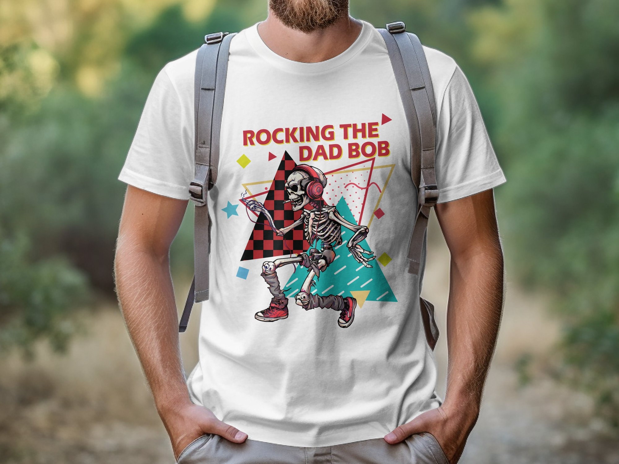 Rocking the Dad Bob Png, Father's Day Png, Funny Dad Png, Fatherhood ...