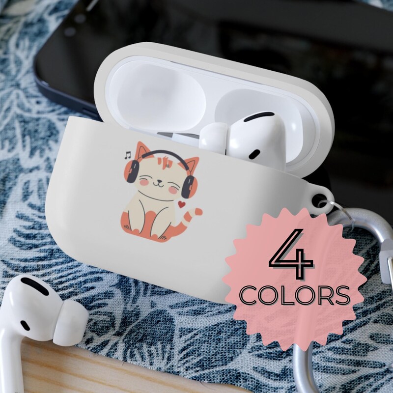 Cat Airpods Pro Case Cover - Etsy