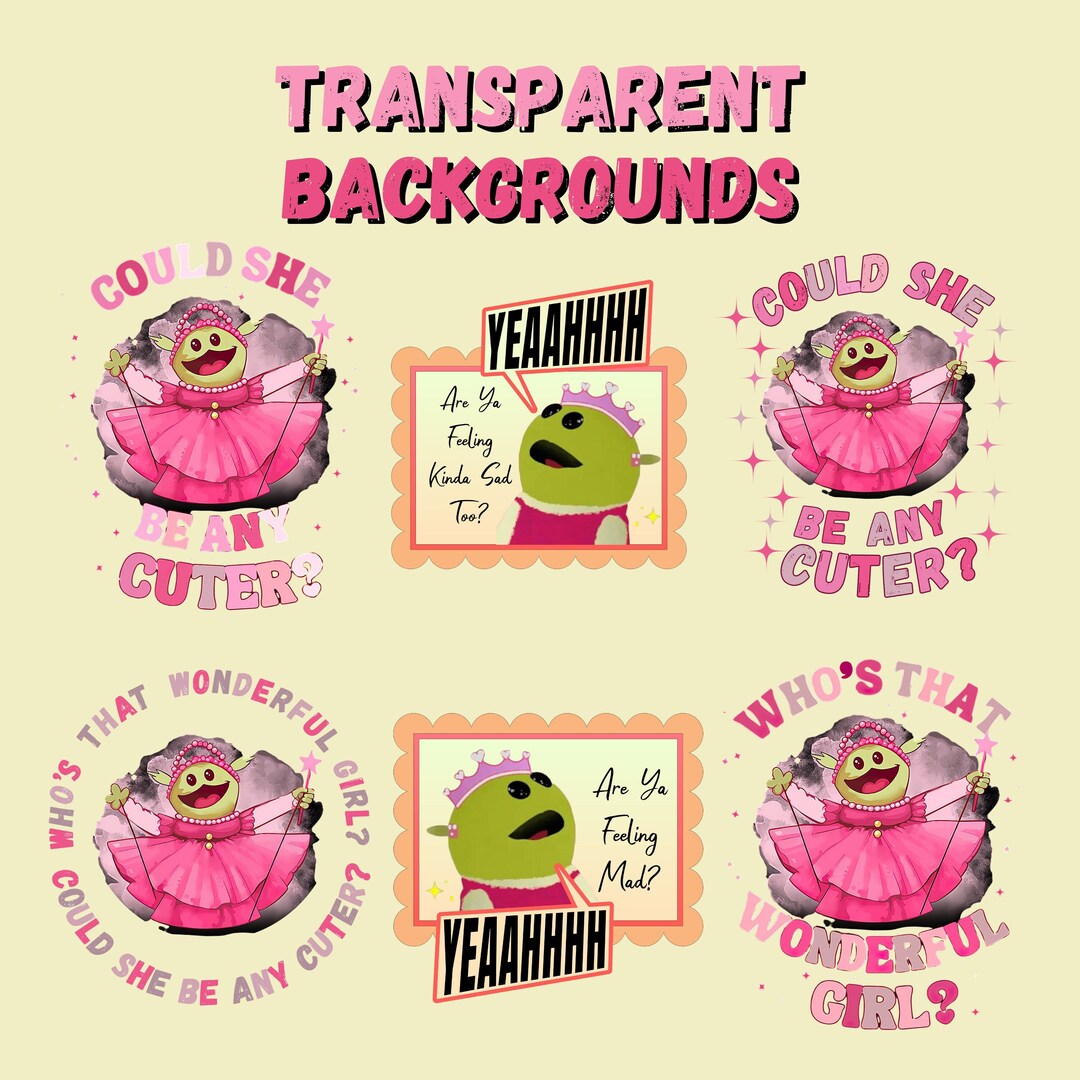 Nanalan PNG Pack Nanalan SVG Who's That Wonderful Girl Nanalan Could ...