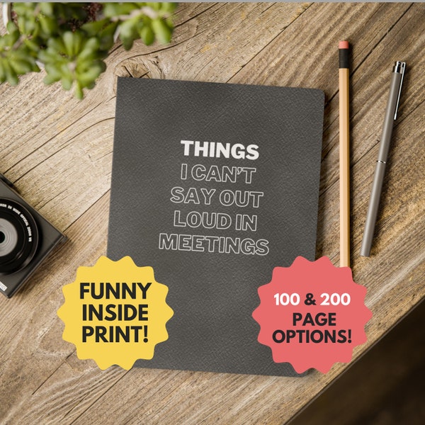 Funny Notebooks - Etsy