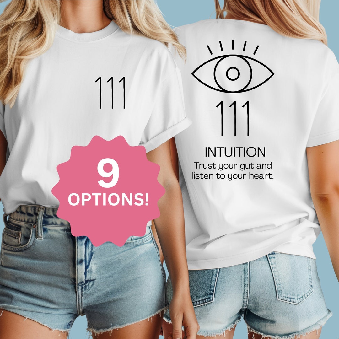Numeration Tshirt Gift Idea for Her Angel Number Universe Shirt Witchy ...