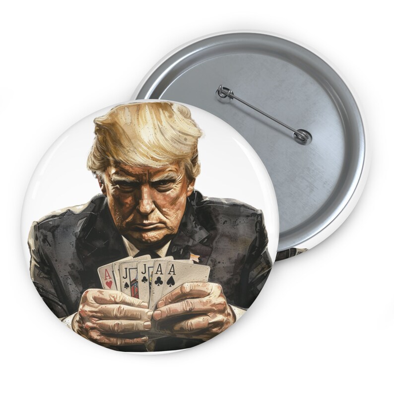 TRUMP 2024 Pin Button Round 2024 Election Trump for President Custom ...
