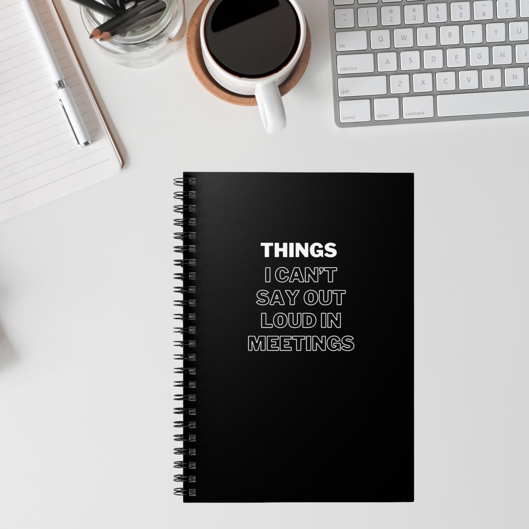 Funny Work Notebook Funny Office Gifts Funny Coworker Gift Funny ...