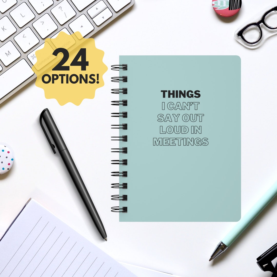 Funny Coworker Notebook: Sarcastic Office Gift, Secret Santa Idea - Etsy