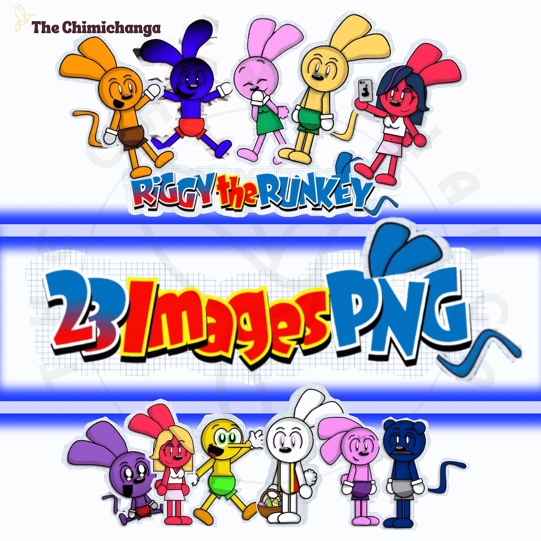 23 High Resolution PNG Images of Riggy the RUNKEY Characters ...
