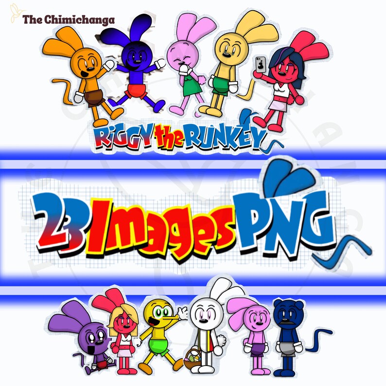 23 High Resolution PNG Images of Riggy the RUNKEY Characters ...