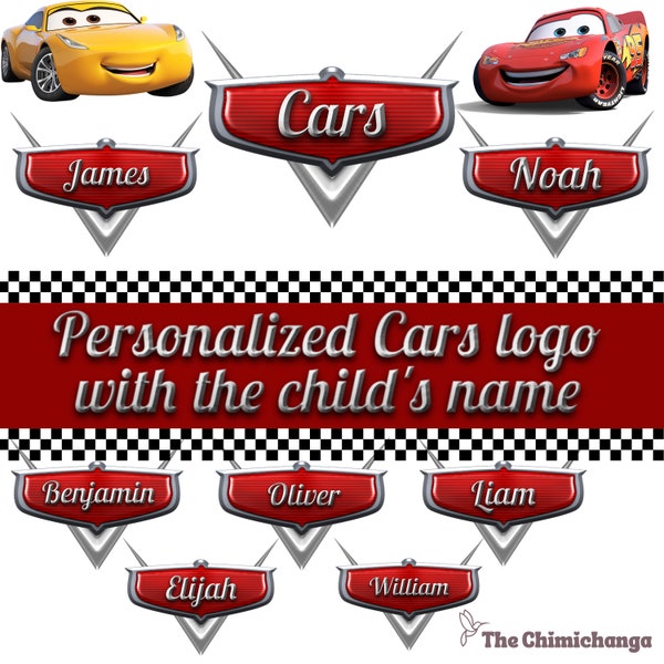 Cars Logo Name - Etsy