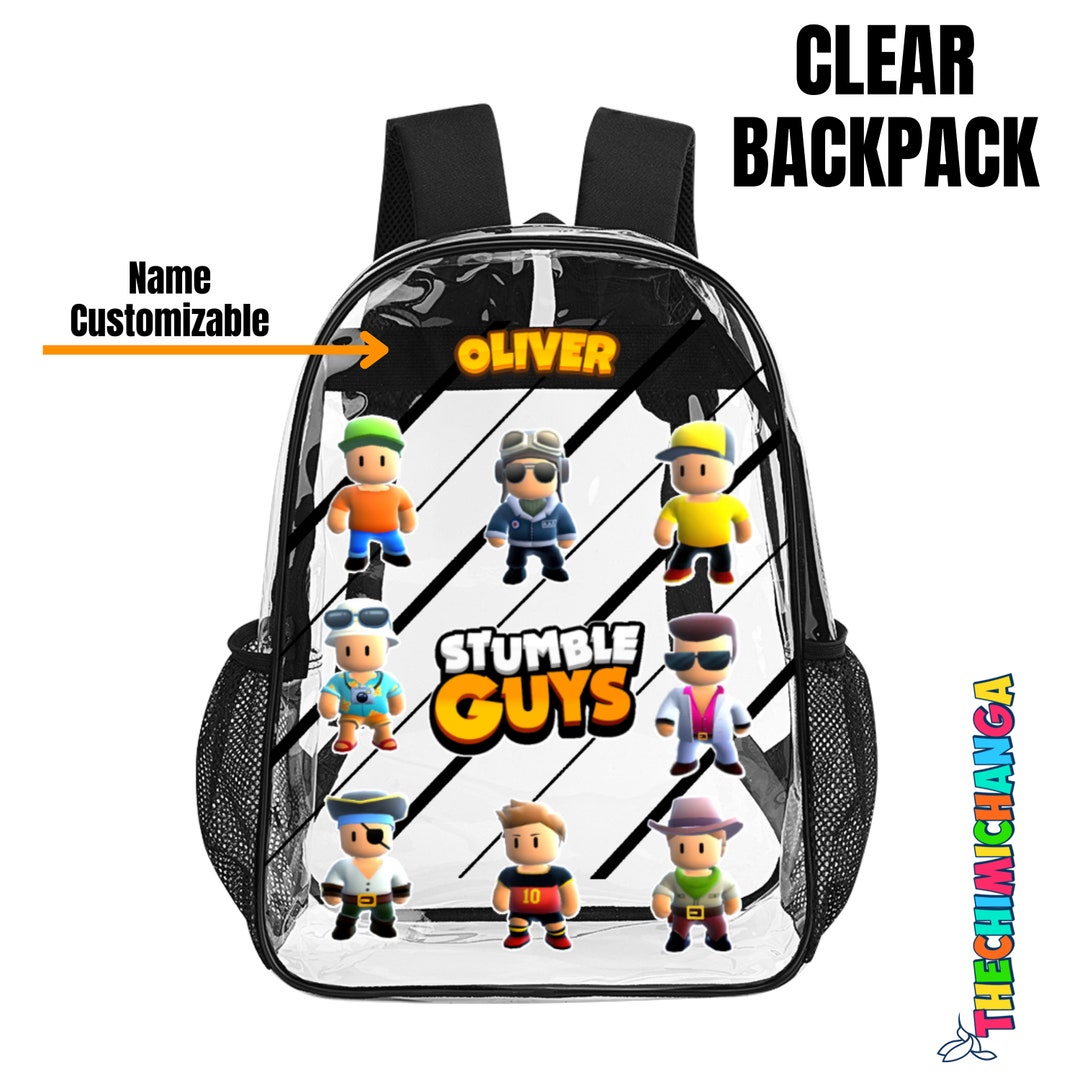 New Personalized Transparent Backpack Inspired by Stumble Boys for ...