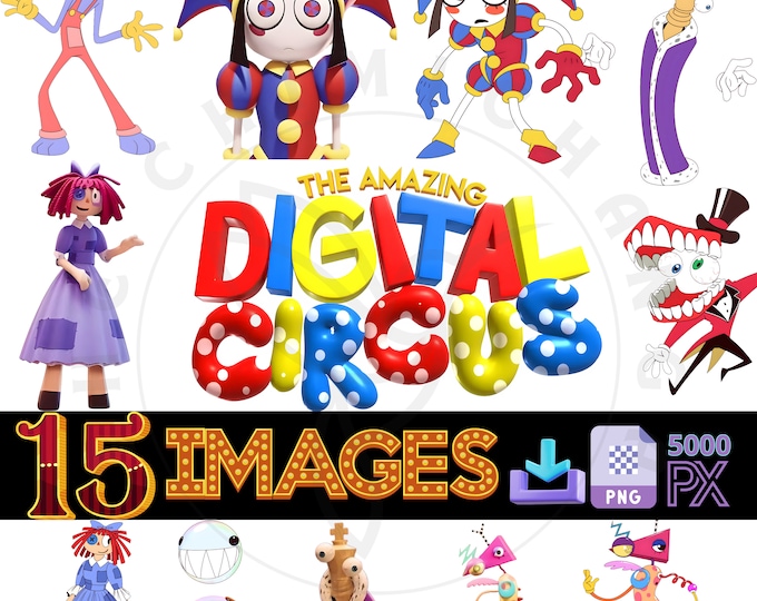 The Amazing Digital Circus Charms - Etsy