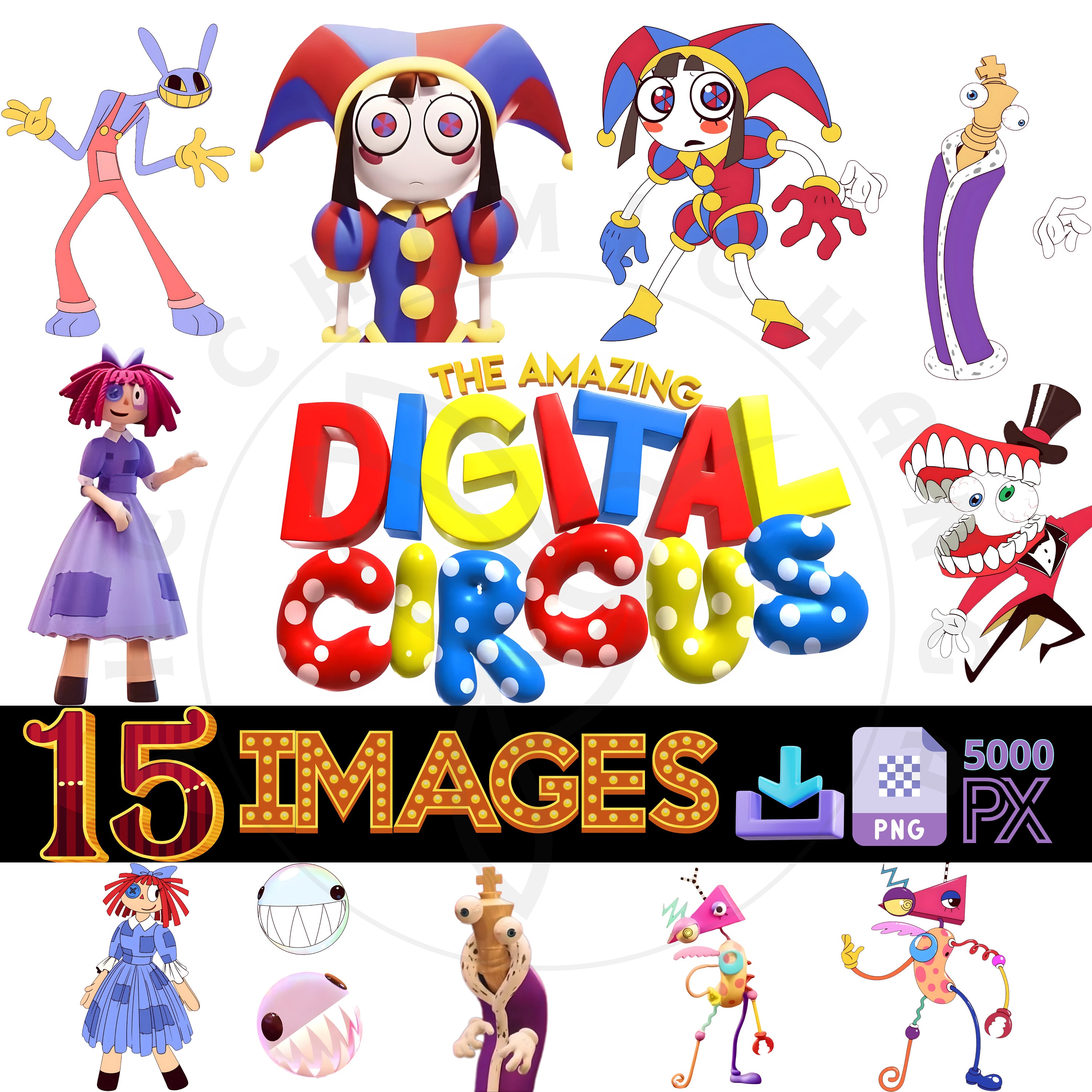 The Amazing Circus Digital 15 High Resolution PNG Images digital ...