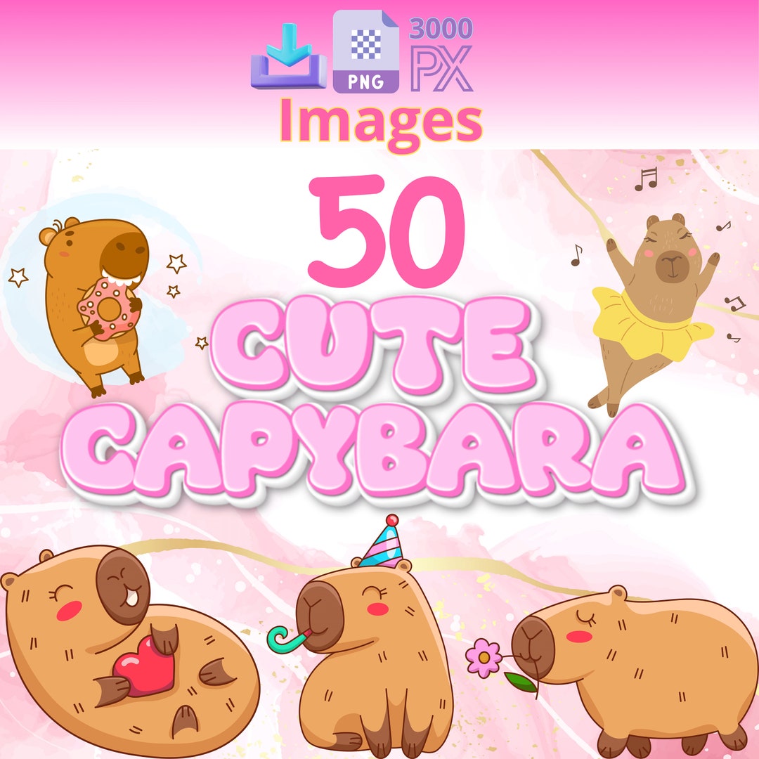 50 High-resolution Capybara Pngs: the Cutest Addition to Your Creative ...