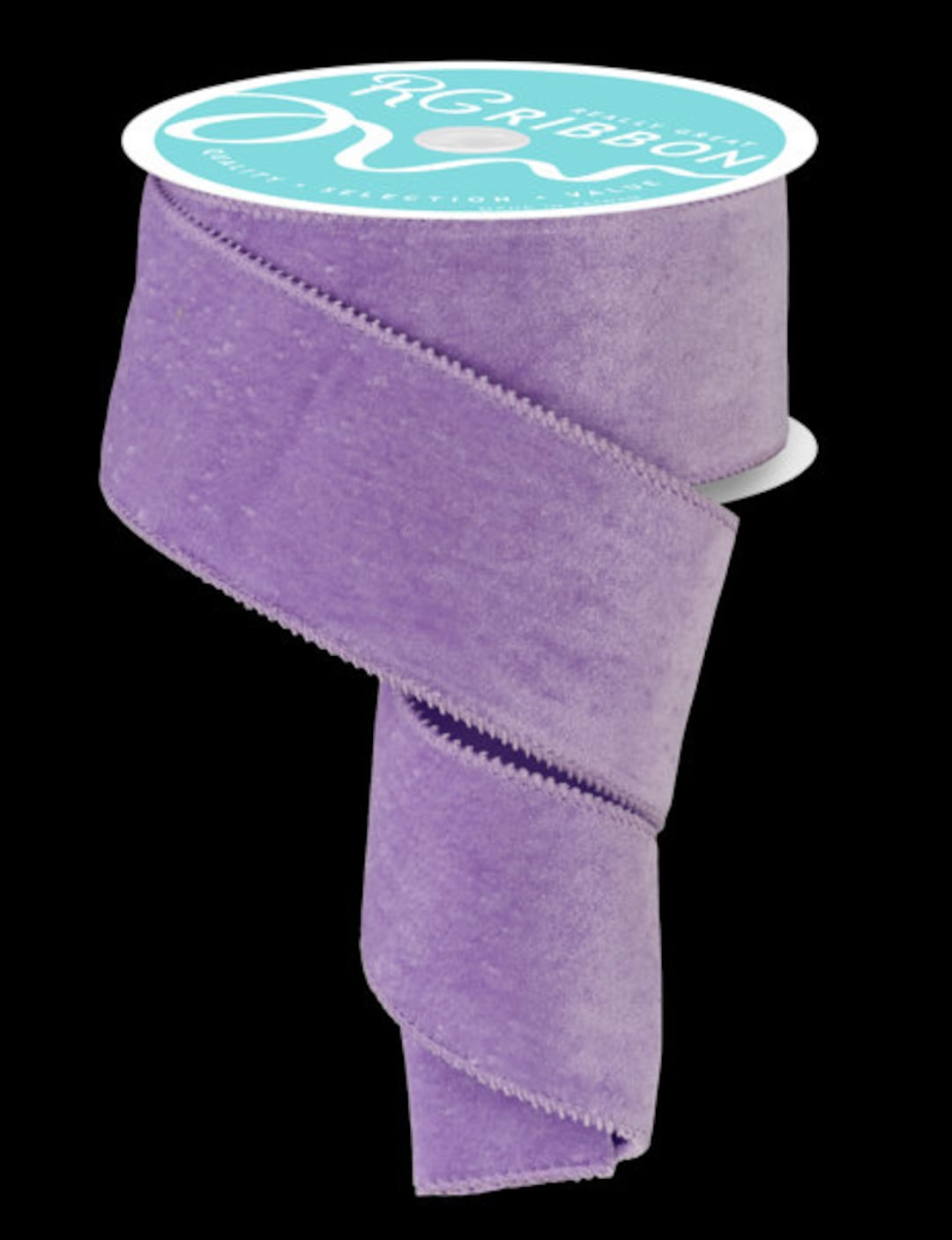 Lavender Velvet Wired Ribbon, Craft Supplies for Making Handmade ...