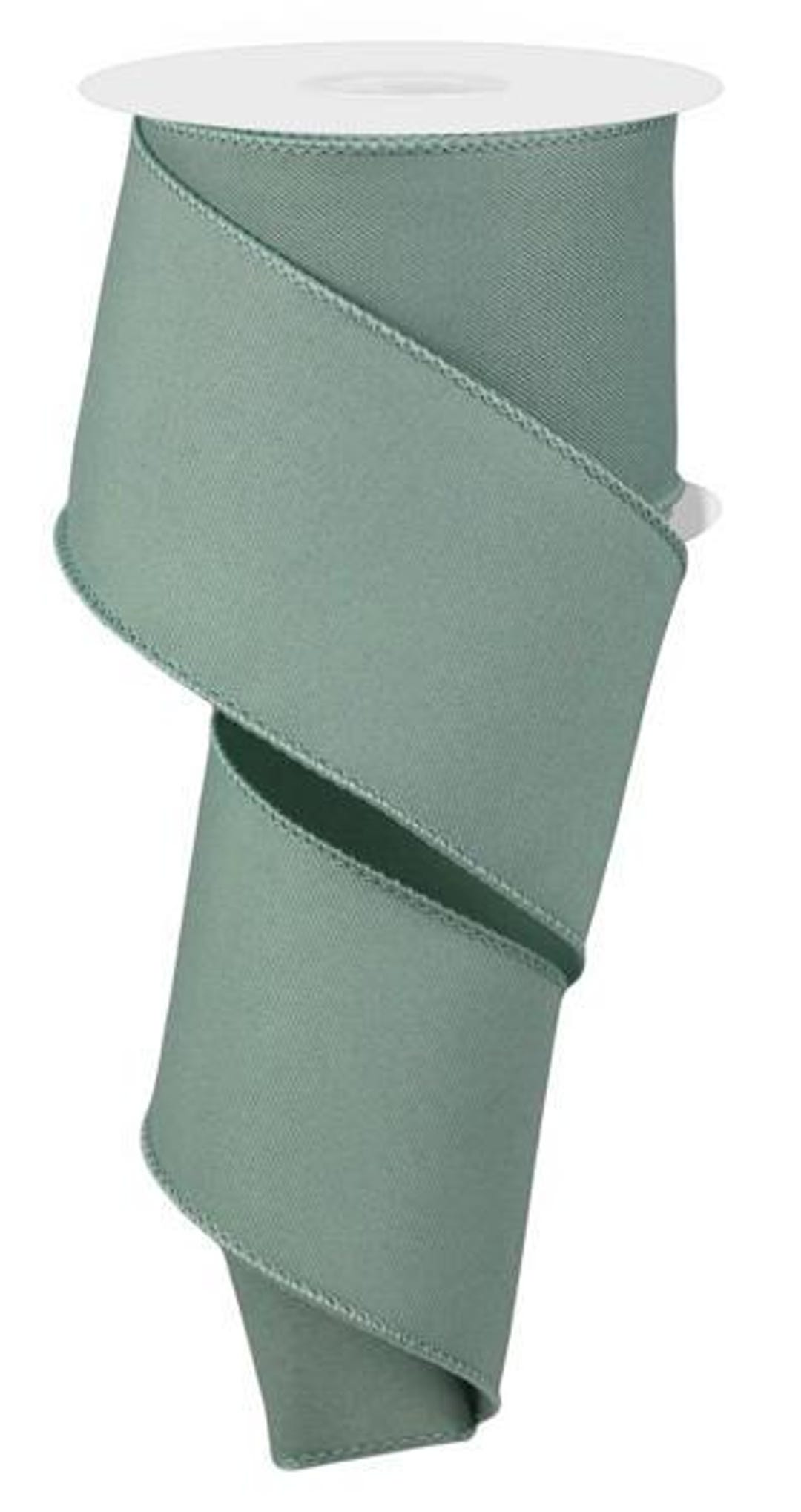 Sage Green Diagonal Weave Wire Edge Ribbon, 2.5" X 10 Yards - Etsy