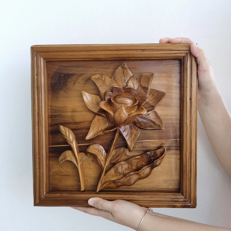Wooden Wall Carving - Etsy