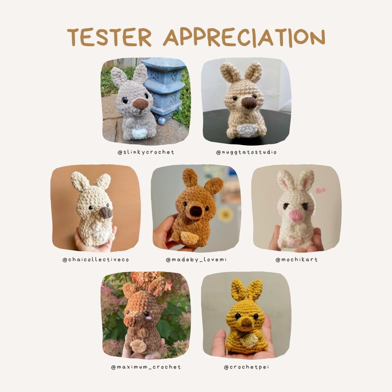 PDF Pattern: Daishu the Kangaroo - Etsy