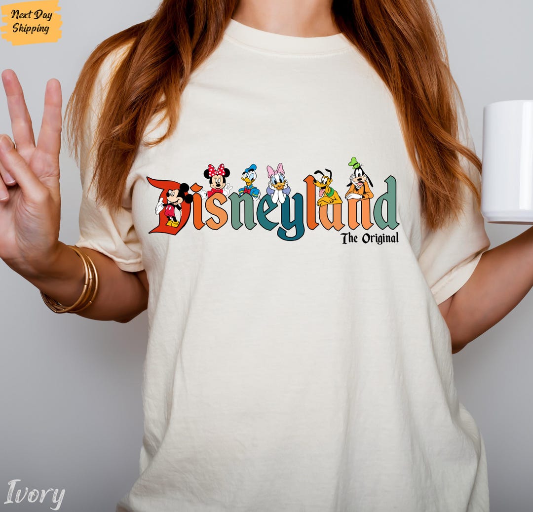 Disneyland the Original Comfort Colors Shirt, Mickey Disneyland Shirt ...