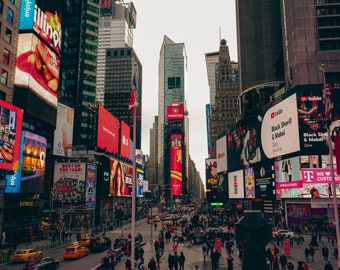 Times Square New York City Photo, Wall Art, Cityscape Photography, Wall ...
