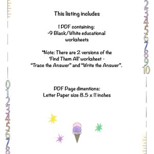 Preschool Kindergarten Printable Worksheet Packet | Toddler Activity ...