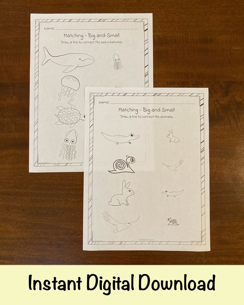 Preschool Kindergarten Printable Worksheet Packet | Toddler Activity ...