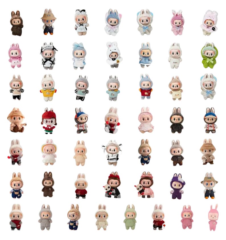 Labubu Stickers - Etsy