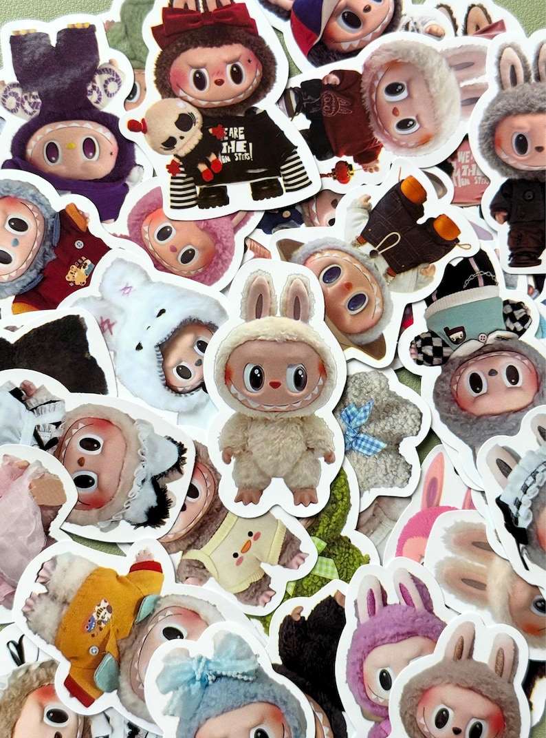 Labubu Stickers - Etsy