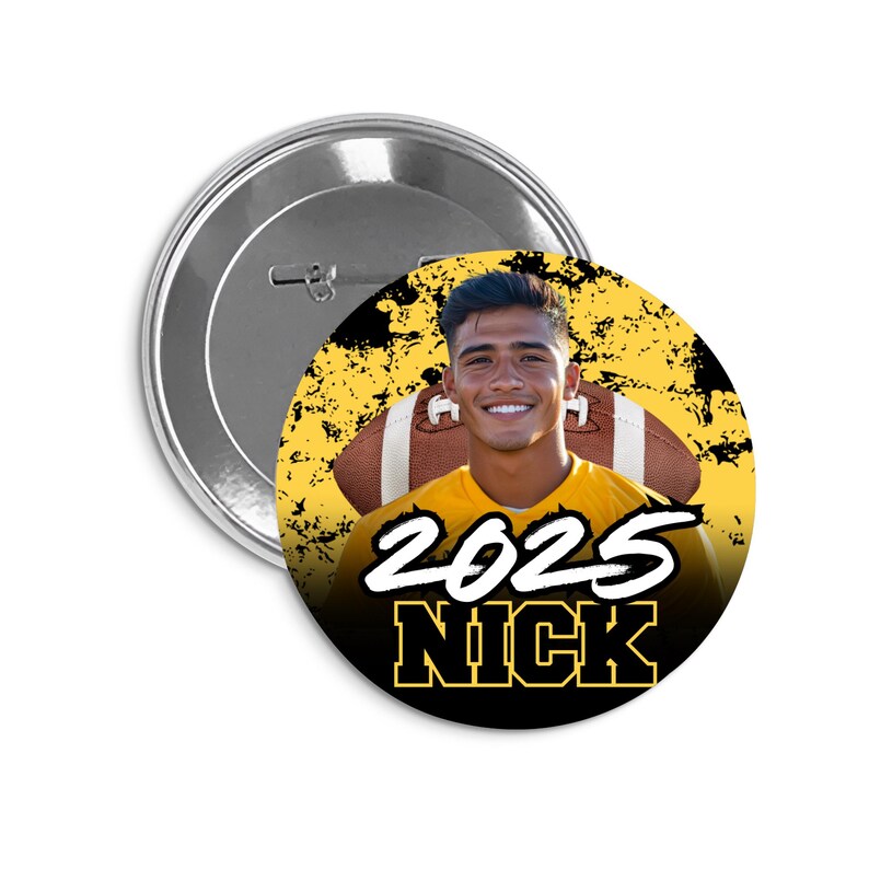 6-inch Custom Graduation Buttons – Personalized Jumbo Grad Button With ...