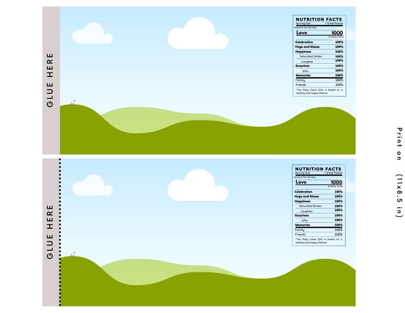 Soda Can Label Template | Canva Editable Custom Party Favors - Etsy