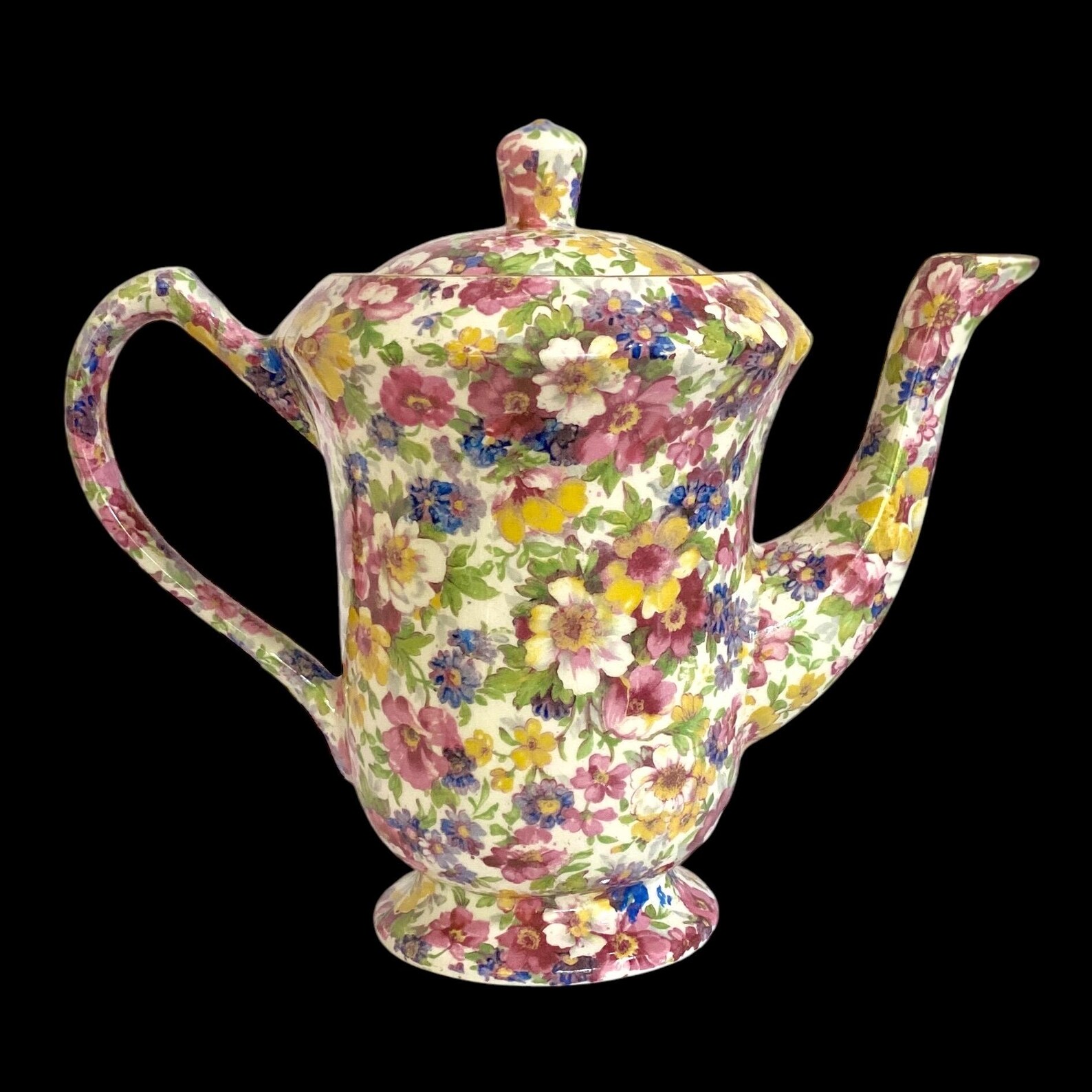 James Kent Coffee Pot Du Berry Fenton Chintz Coffee Pot or Teapot, Pink ...