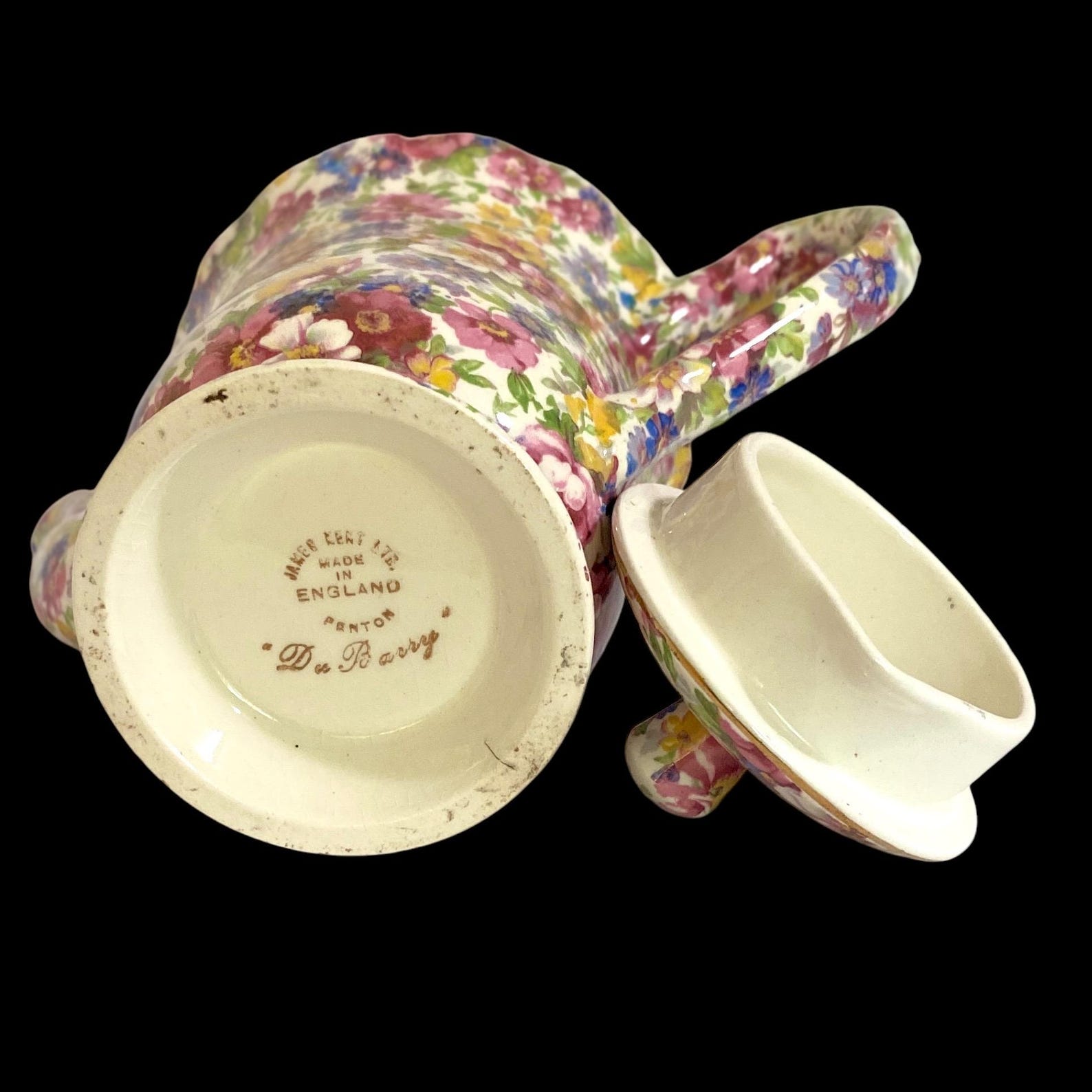 James Kent Coffee Pot Du Berry Fenton Chintz Coffee Pot or Teapot, Pink ...