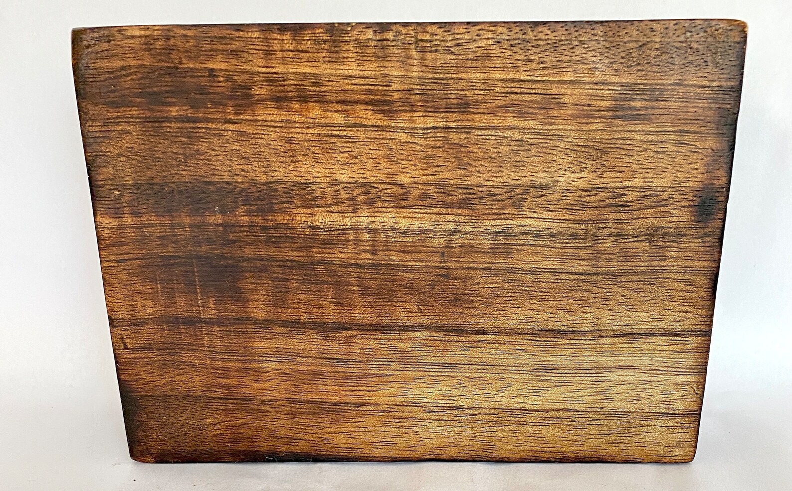 Carved Wood Box OOAK Japanese Hand Carved Burnt Pyrography Shou Sugi ...