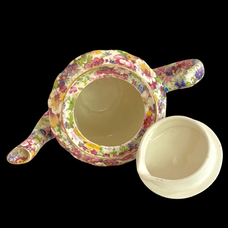 James Kent Coffee Pot Du Berry Fenton Chintz Coffee Pot or Teapot, Pink ...