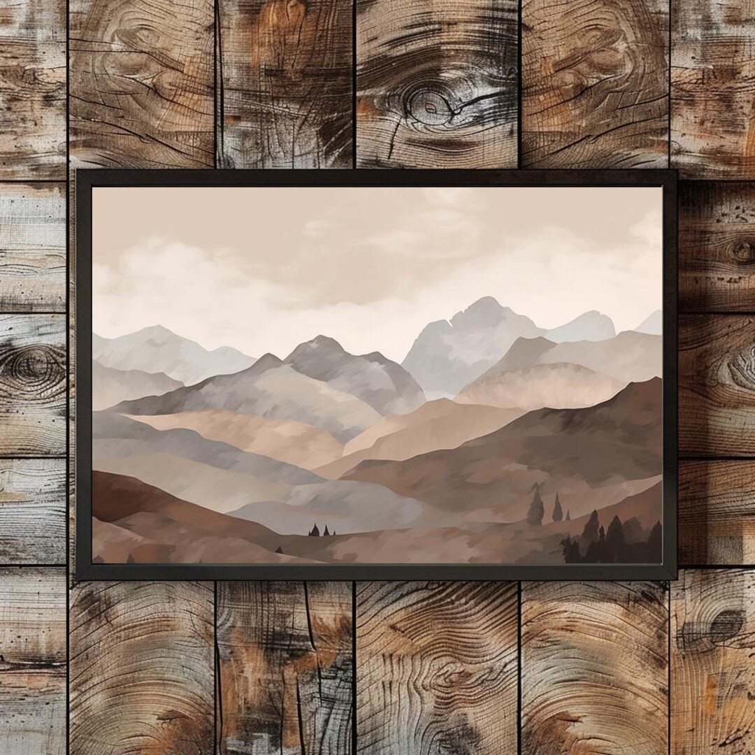 Vistas of the Towering Heights Print Vintage Home Décor PRINTABLE 745 ...