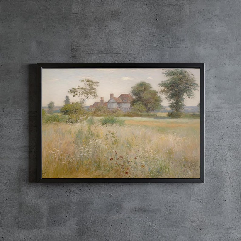 Golden Fields Print Vintage Home Décor PRINTABLE 620 - Etsy