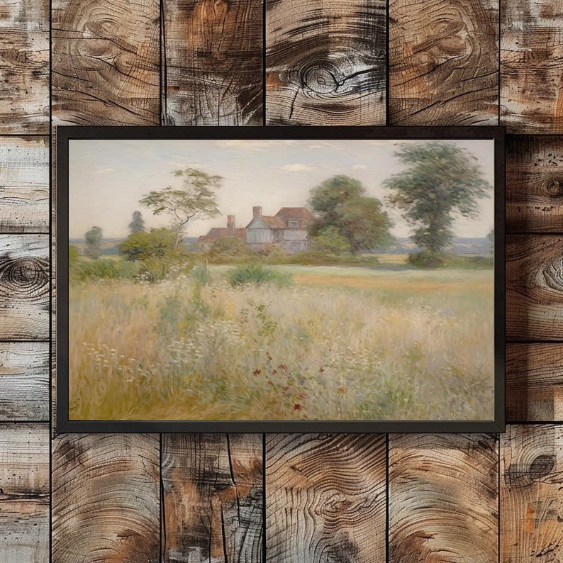 Golden Fields Print Vintage Home Décor PRINTABLE 620 - Etsy
