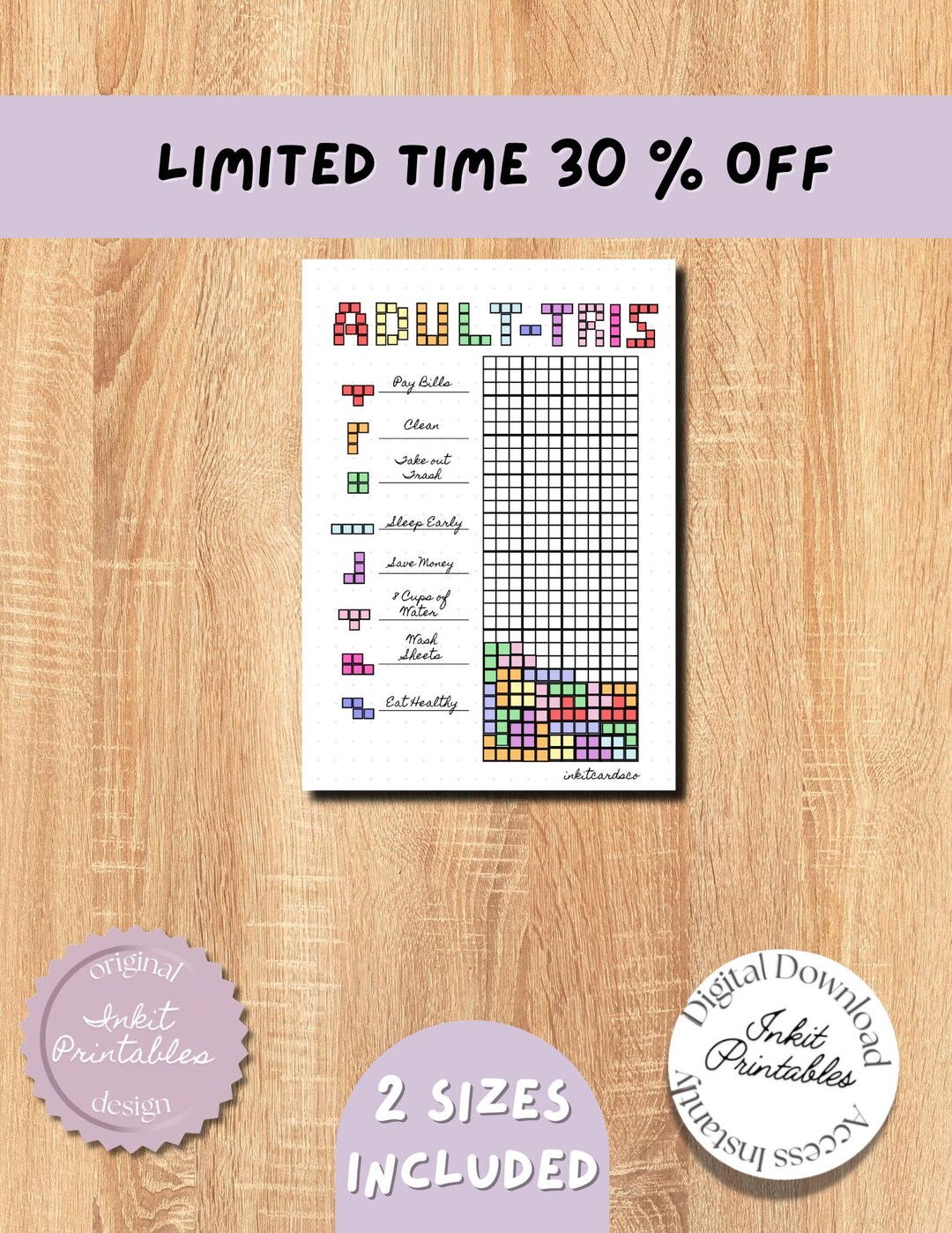 Adultris, Printable Planner Page, Adulting Journal Page, Adulting ...