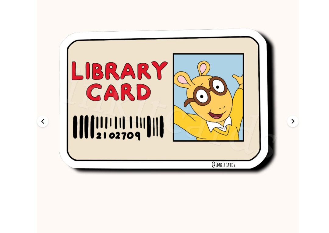 Library Card Sticker, Reader Sticker, Book Club Sticker, Bookish ...
