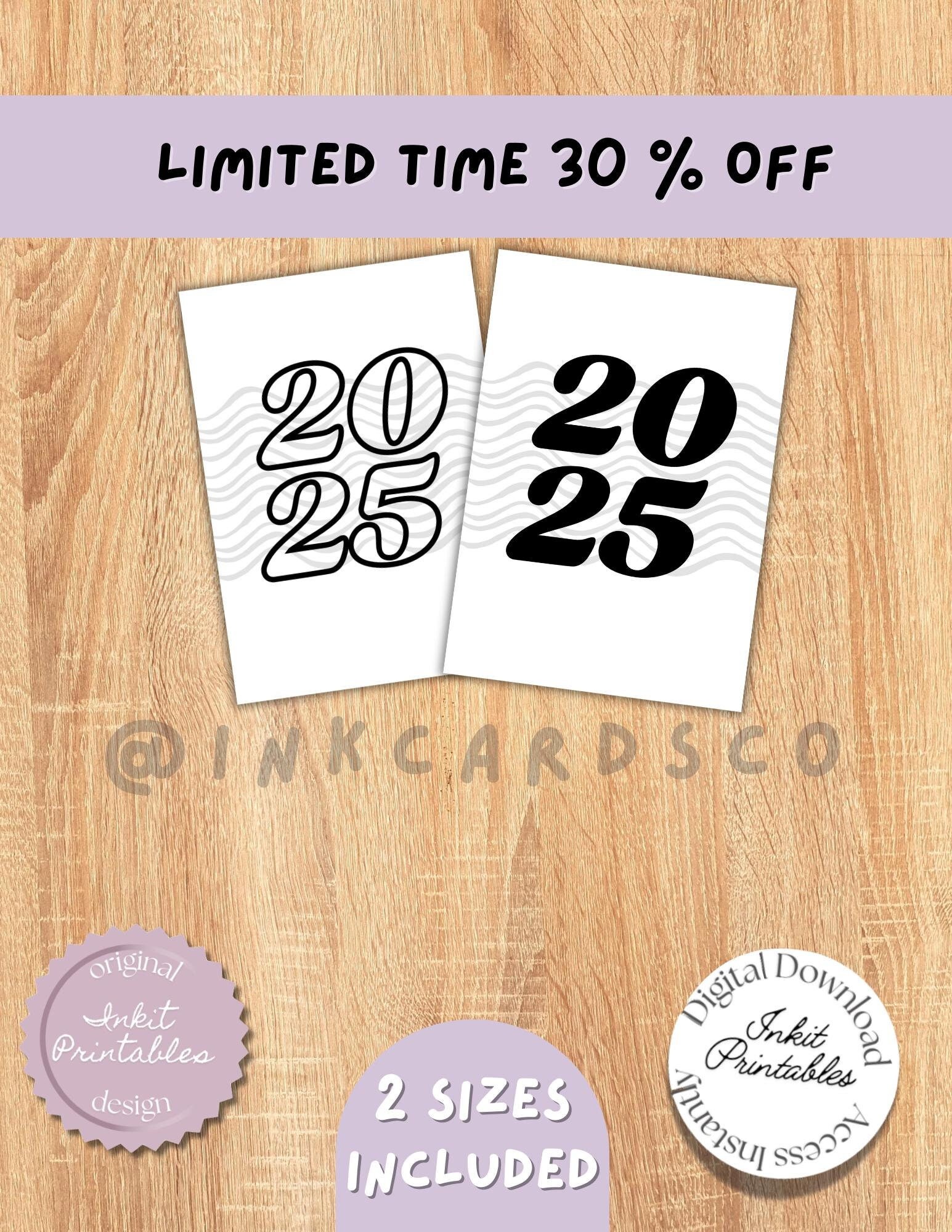 2025 JOURNAL Cover Page-printable Journal, Printable Planner Cover Page ...