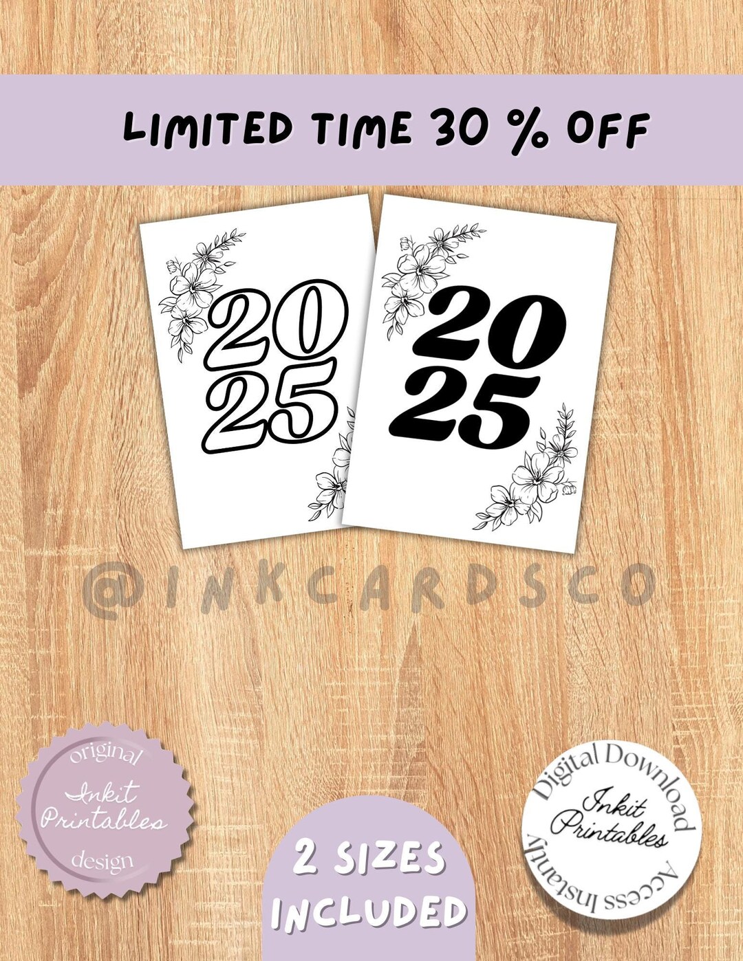 2025 JOURNAL COVER Page, 2025 Bullet Journal Cover Page, 2025 Printable ...
