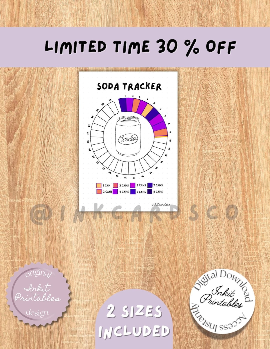 Soda Tracker, Printable Soda Pop Tracker, Printable Soda Tracker ...