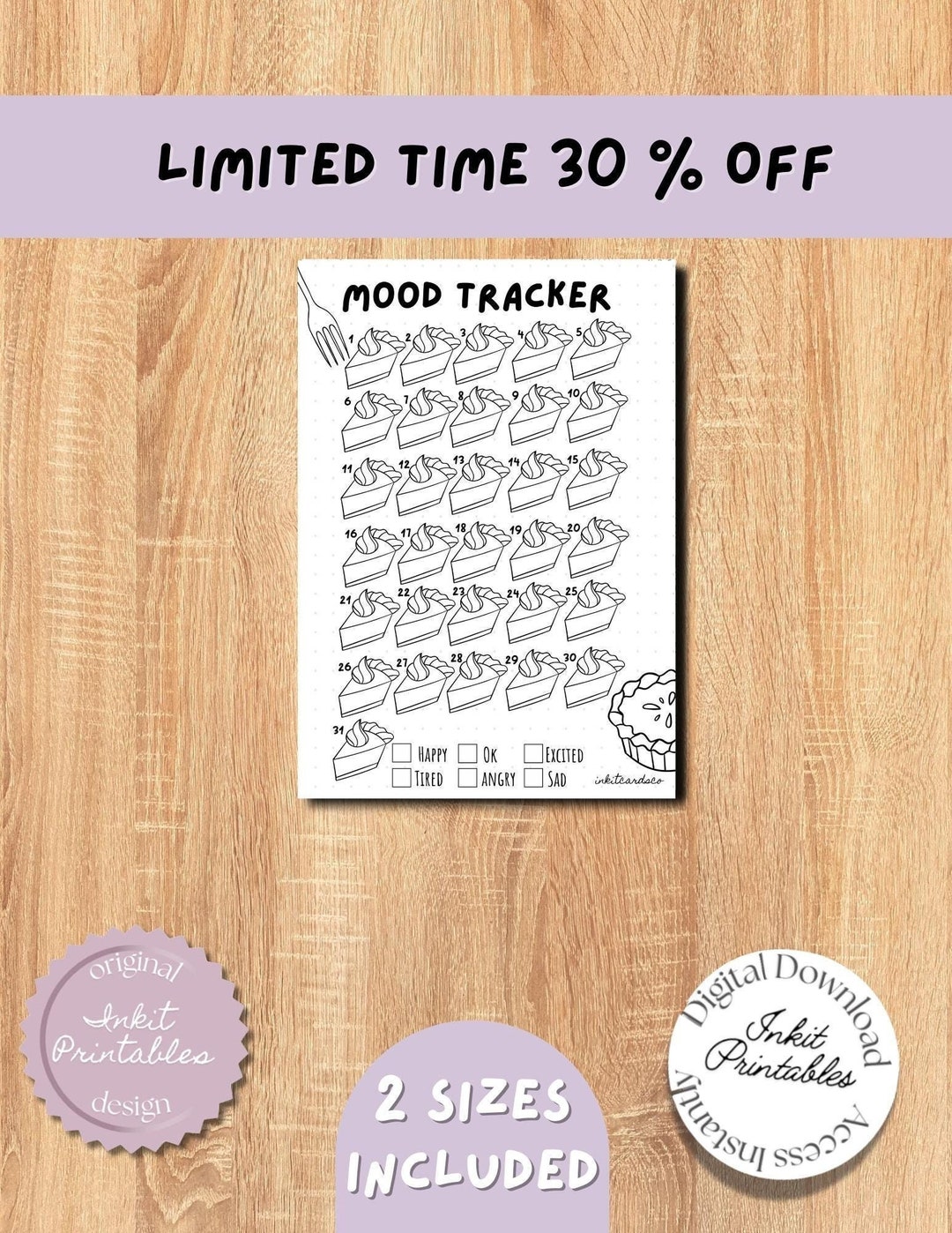 Fall Mood Tracker, Mood Tracker Page, Printable Mood Tracker, Bullet ...