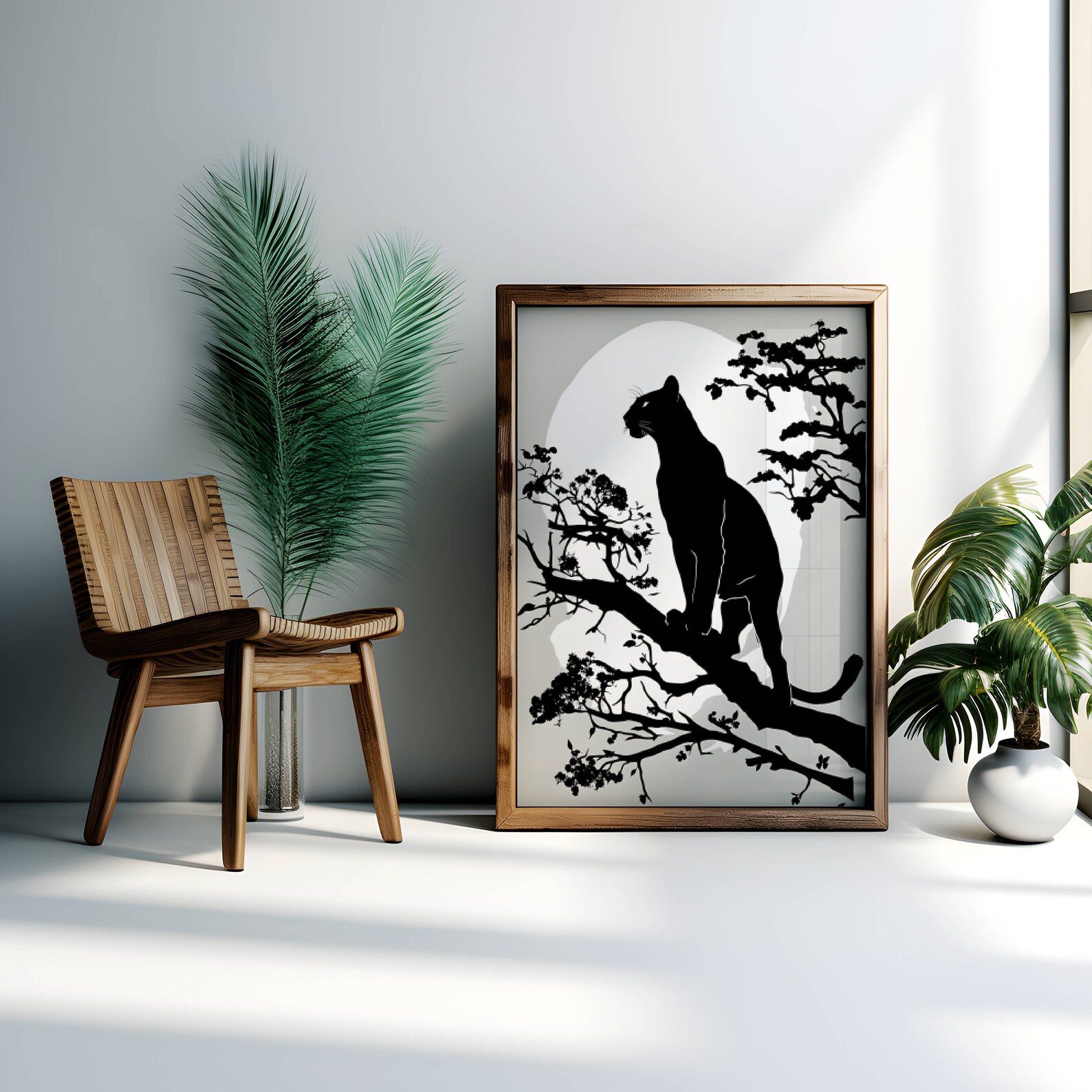 The Puma - Abstract Art - Modern Decor - AI Generated Image - Printable ...