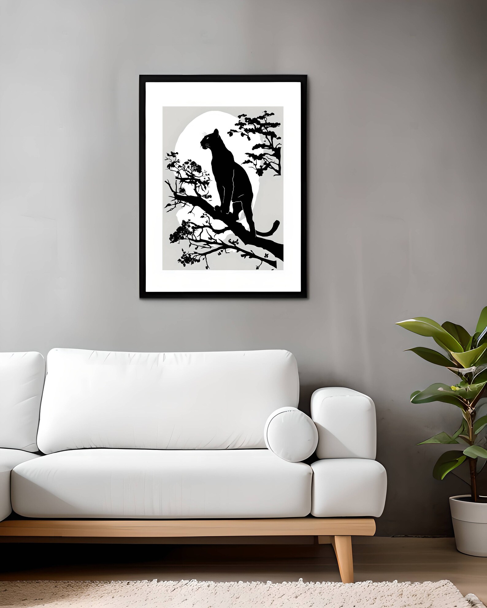 The Puma - Abstract Art - Modern Decor - AI Generated Image - Printable ...