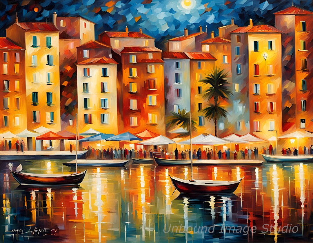 French Riviera - AI Generated Image - Printable Digital Download ...